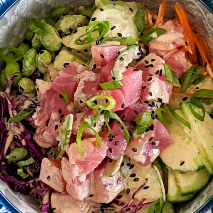 Spicy Tuna Rice Bowl - Just Maika Cooking