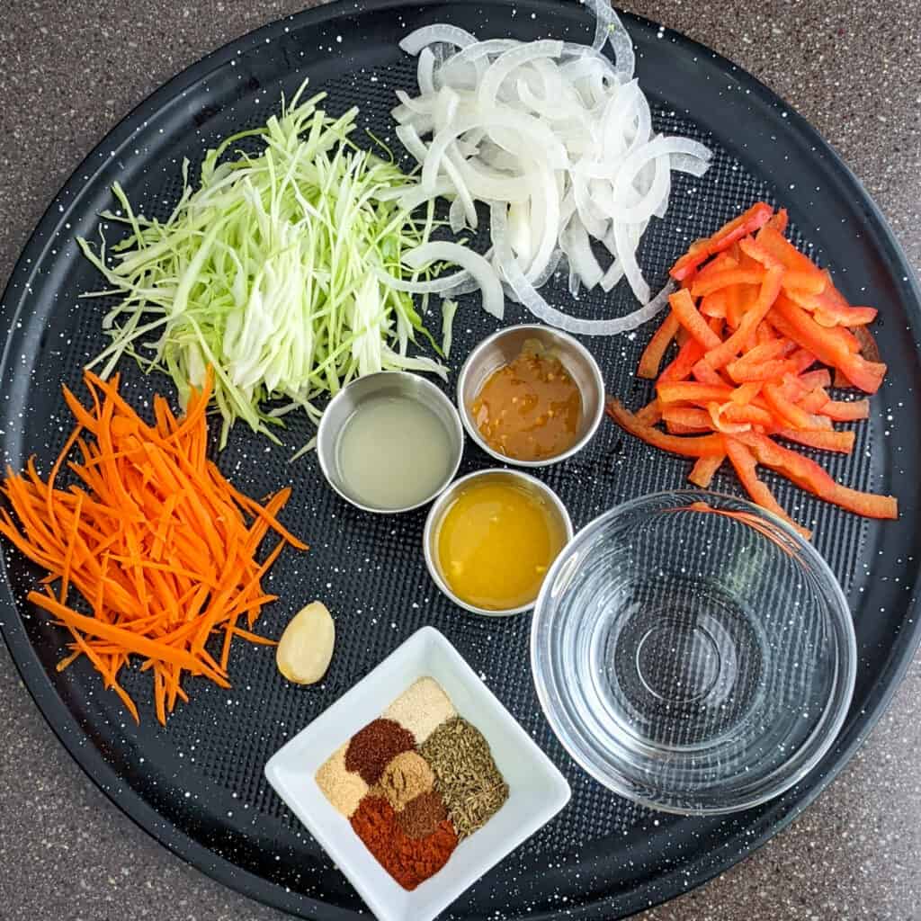 Air Fryer Chicken Thighs, Loaded Plantain Fries and Pepper Slaw - Just ...