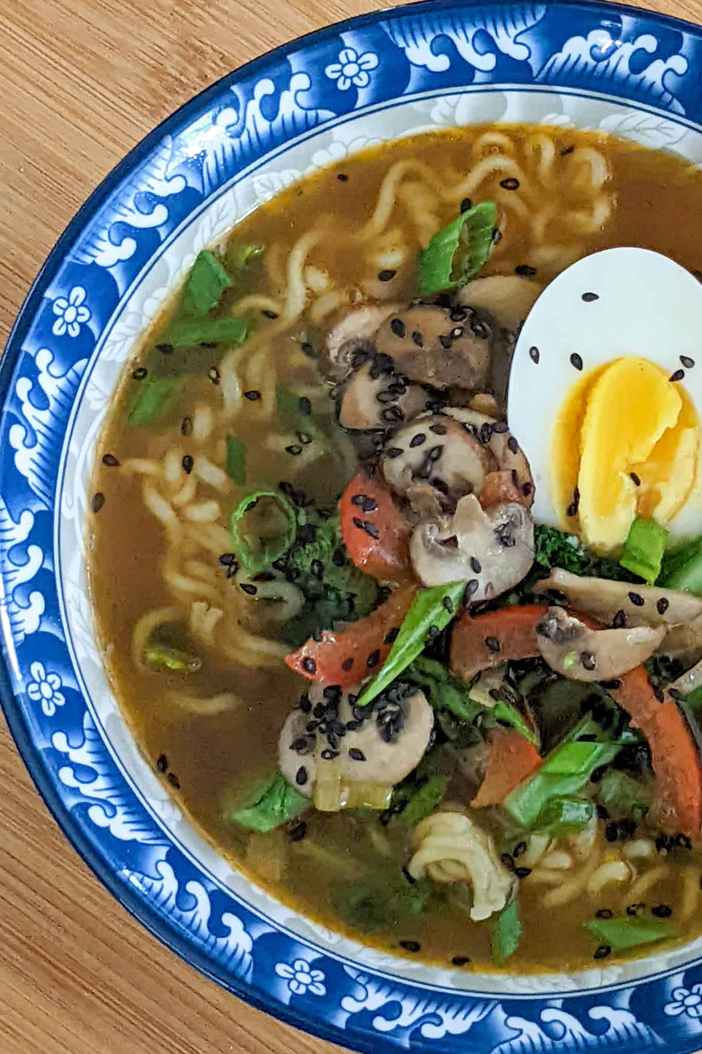 Quick Korean Vegetable Ramen (Easy Veggie Noodle Bowl) - Just Maika Cooking