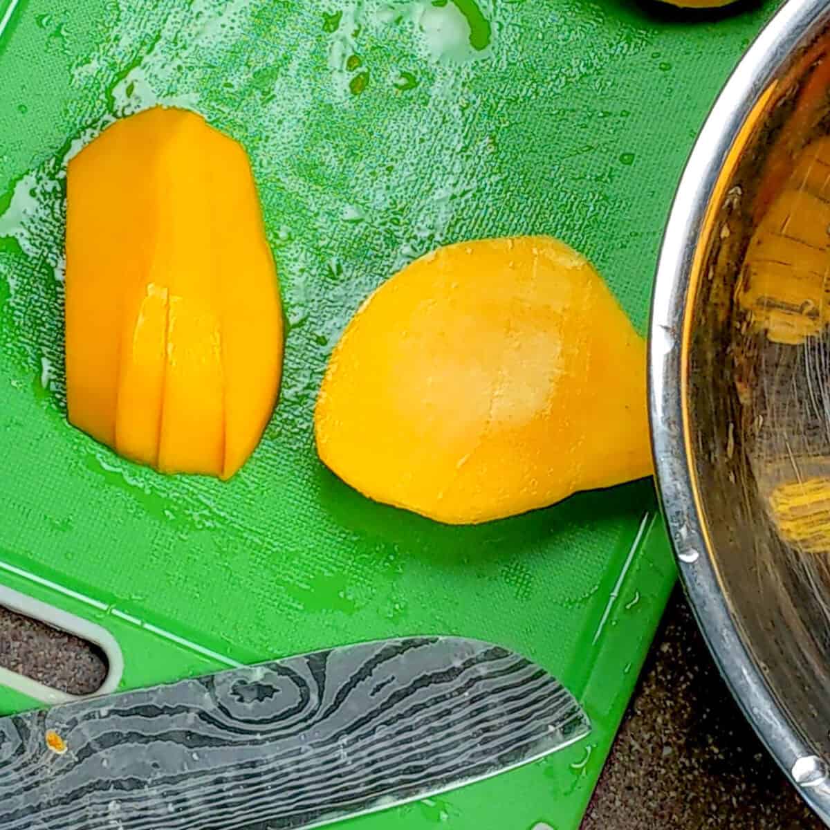 Prepping Mangoes - Just Maika Cooking