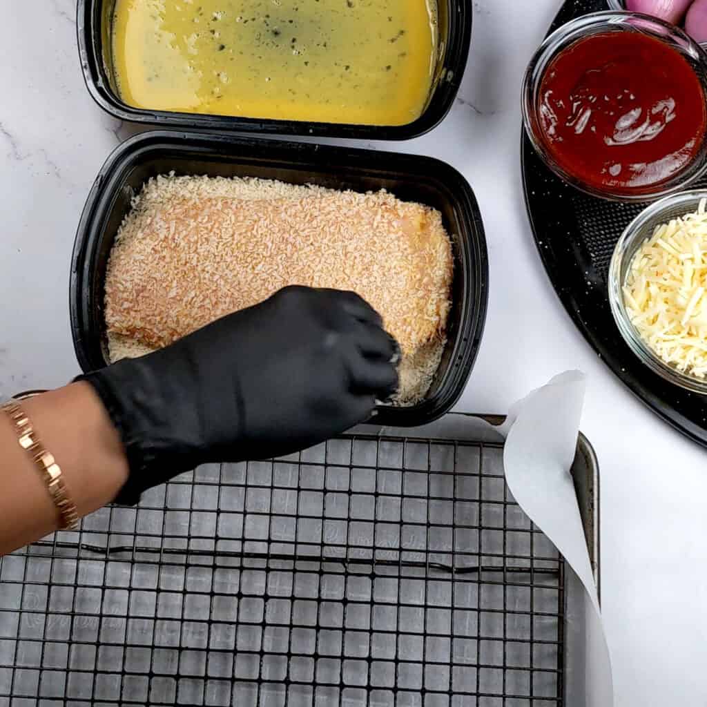 Easy Baked Cheesy Crispy Barbeque Chicken Cutlets - Just Maika Cooking