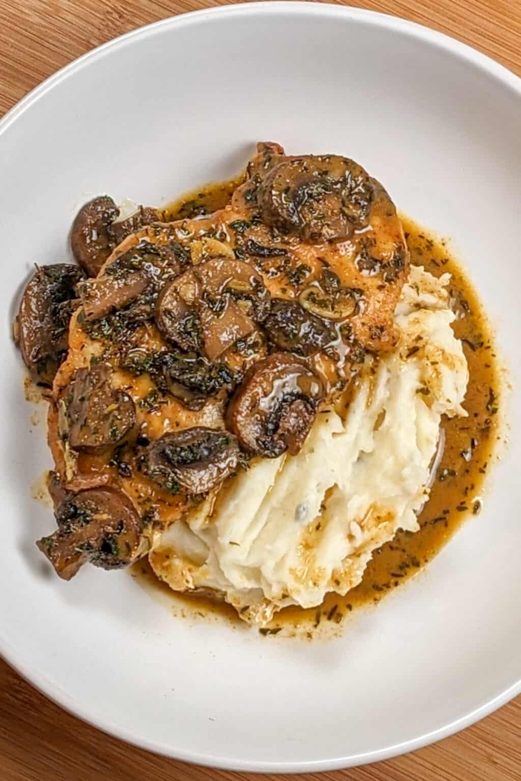 Easy Spicy Creamy Coconut Mushroom Chicken with Rum - Just Maika Cooking