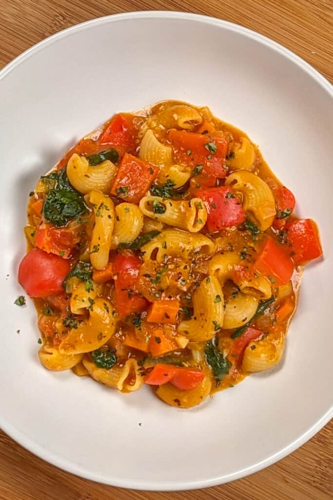 Spicy Macaroni Pasta and Pecorino Cheese Tomato Stew - Just Maika Cooking