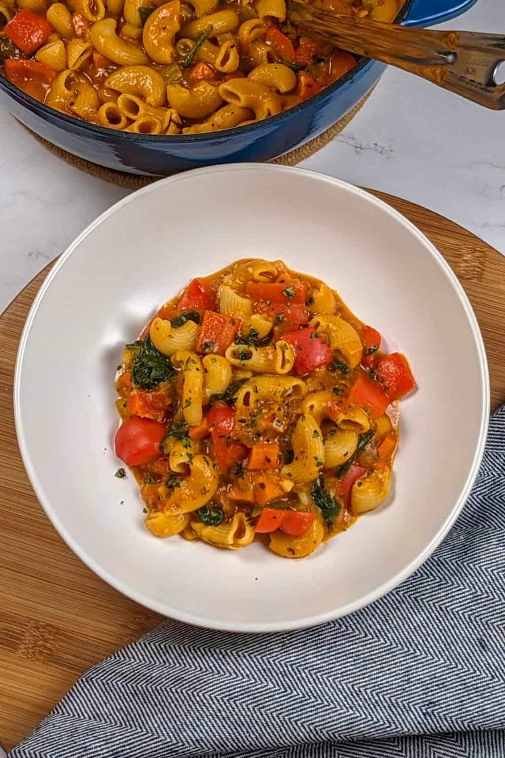 Spicy Macaroni Pasta and Pecorino Cheese Tomato Stew - Just Maika Cooking