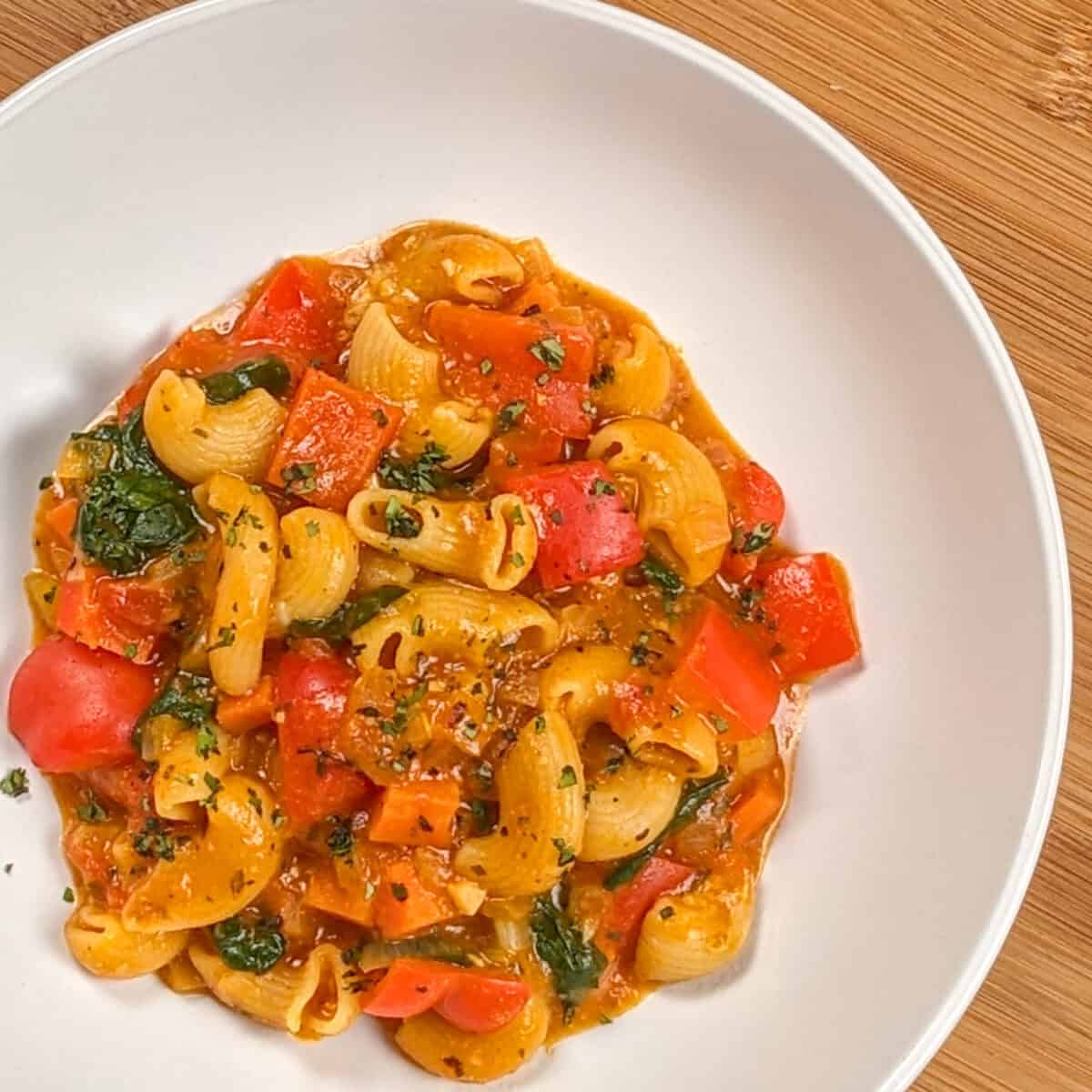 Spicy Macaroni Pasta and Pecorino Cheese Tomato Stew - Just Maika Cooking