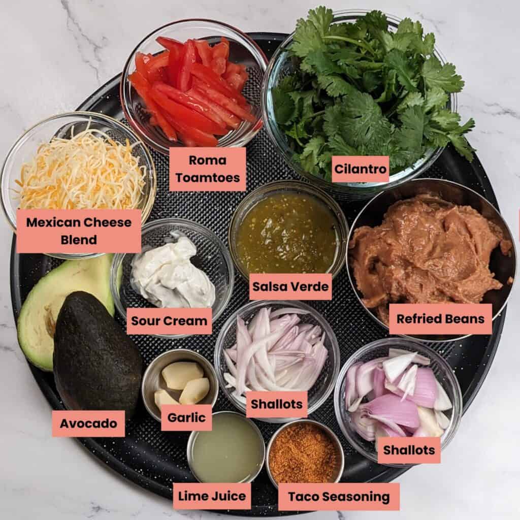 Salsa Verde Turkey and Beans Tacos with Avocado Cream - Just Maika Cooking