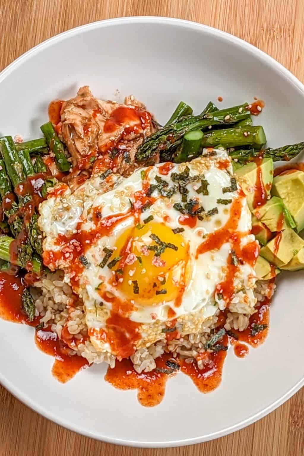 Easy Sheet Pan Spicy Miso Salmon Rice Bowl - Just Maika Cooking