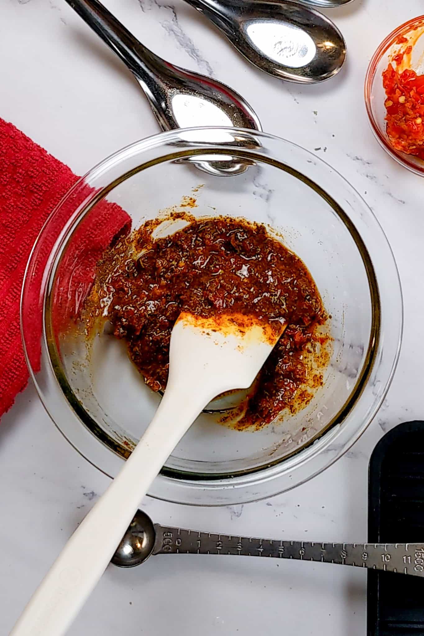 Easy Spicy Turmeric Calabrian Chili Pepper Wet Rub - Just Maika Cooking