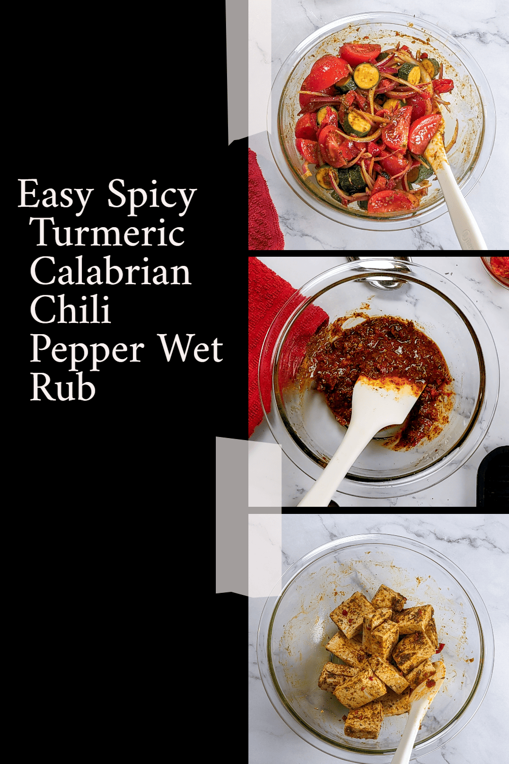 Easy Spicy Turmeric Calabrian Chili Pepper Wet Rub - Just Maika Cooking