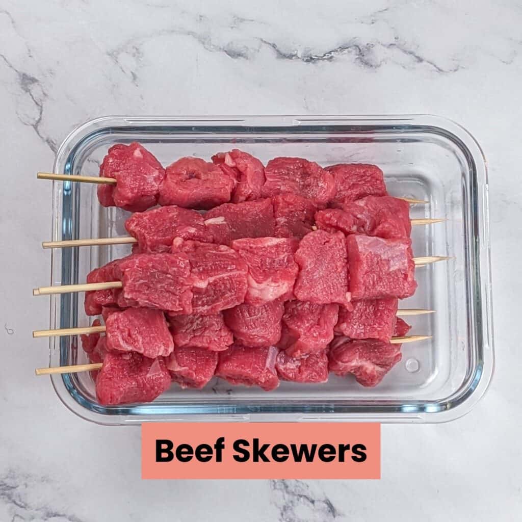 Grilled Beef Skewers with Djon Djon (Black Mushroom) Rice - Just Maika ...