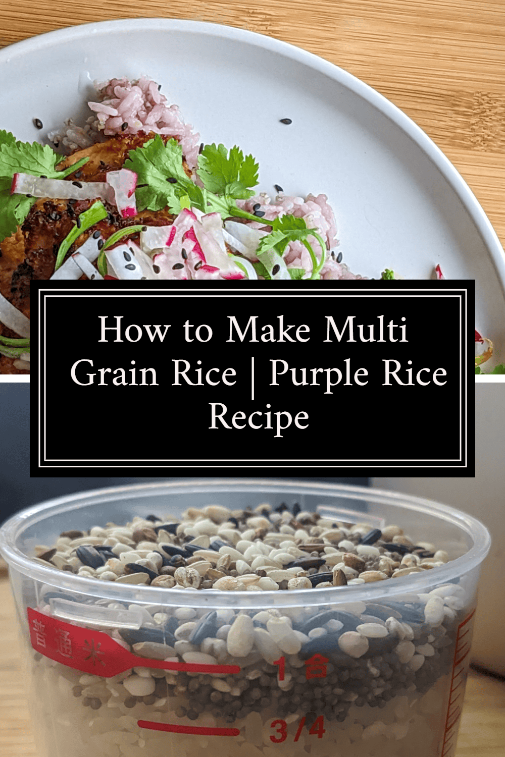 How to Make Multigrain Rice | Purple Rice Recipe - Just Maika Cooking