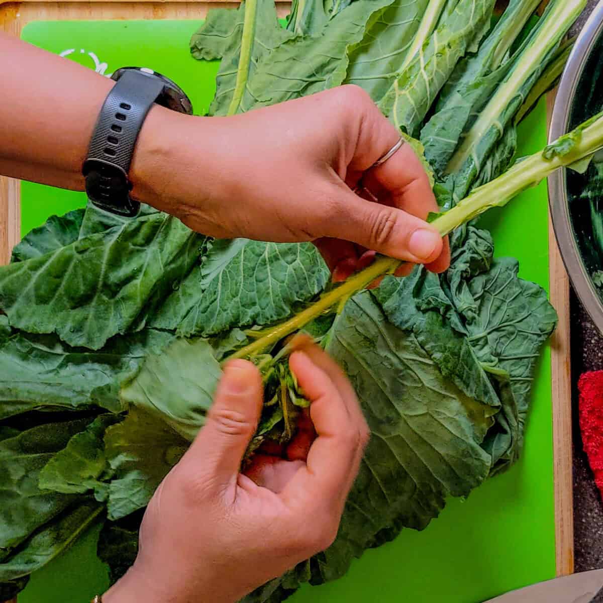 How to Prep Collard Greens: Complete Beginner’s Guide - Just Maika Cooking
