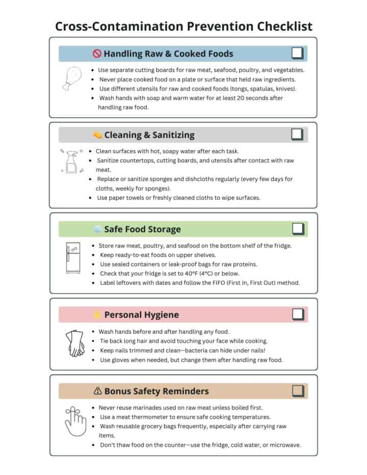 How to Prevent Cross-Contamination in Your Kitchen - Just Maika Cooking