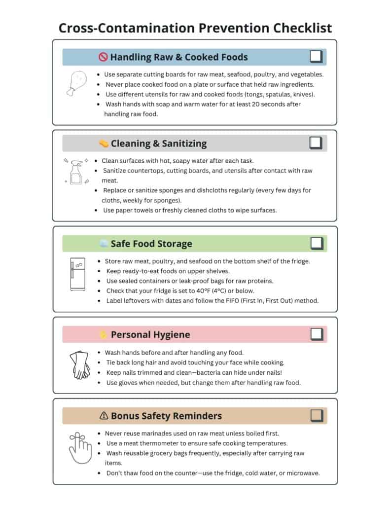 How to Prevent Cross-Contamination in Your Kitchen - Just Maika Cooking