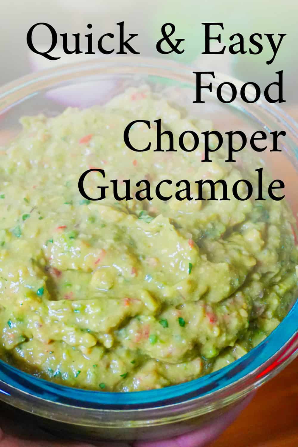 Quick & Easy Food Chopper Guacamole with Jalapeño Kick - Just Maika Cooking