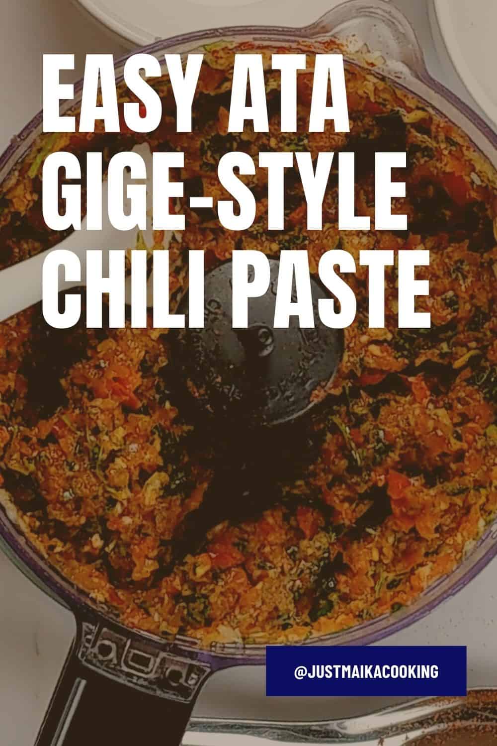 How to Make Ata Gige Paste - Just Maika Cooking